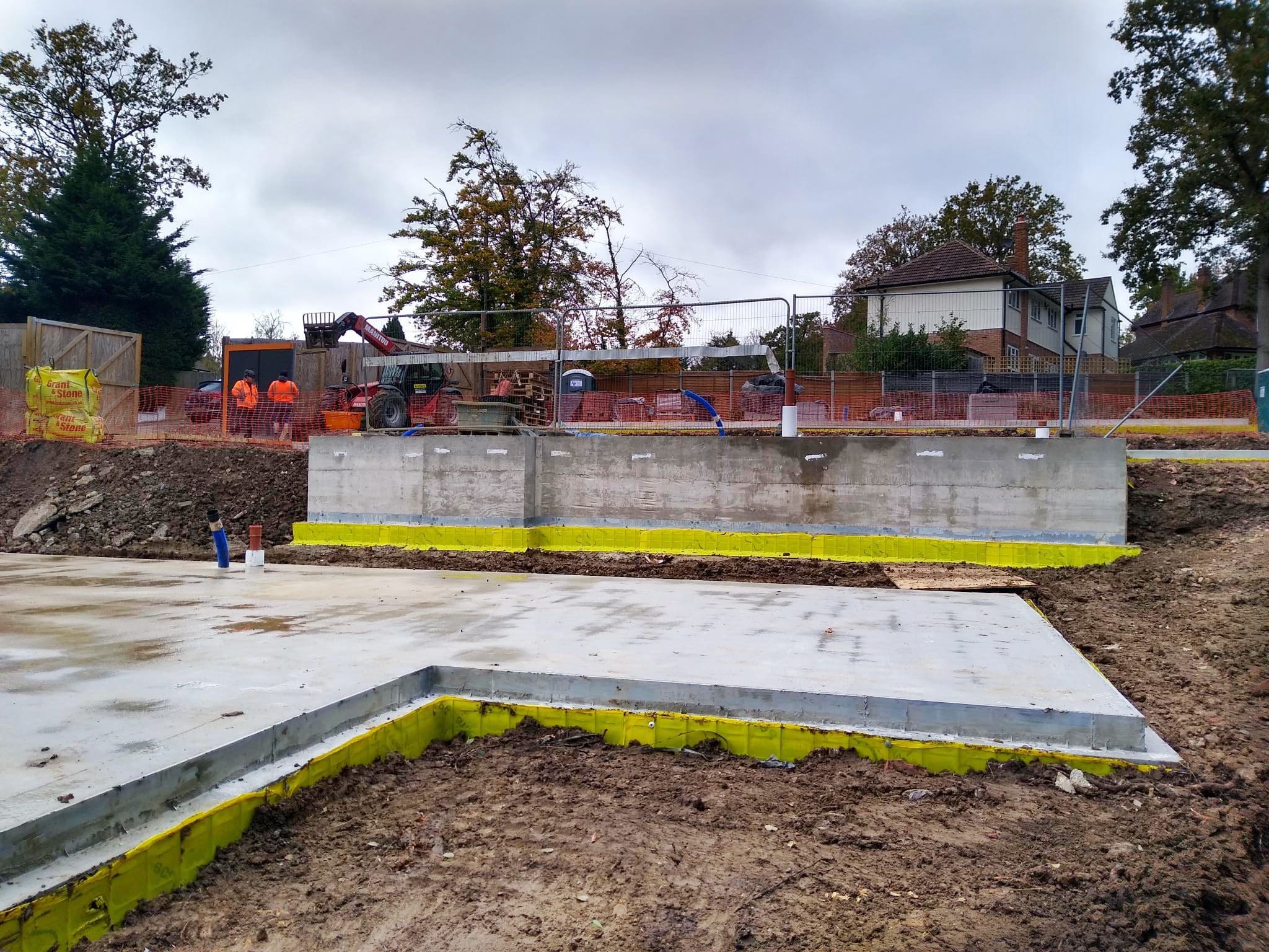Piled Raft Foundation Solution for new build residential. - Abbey Pynford