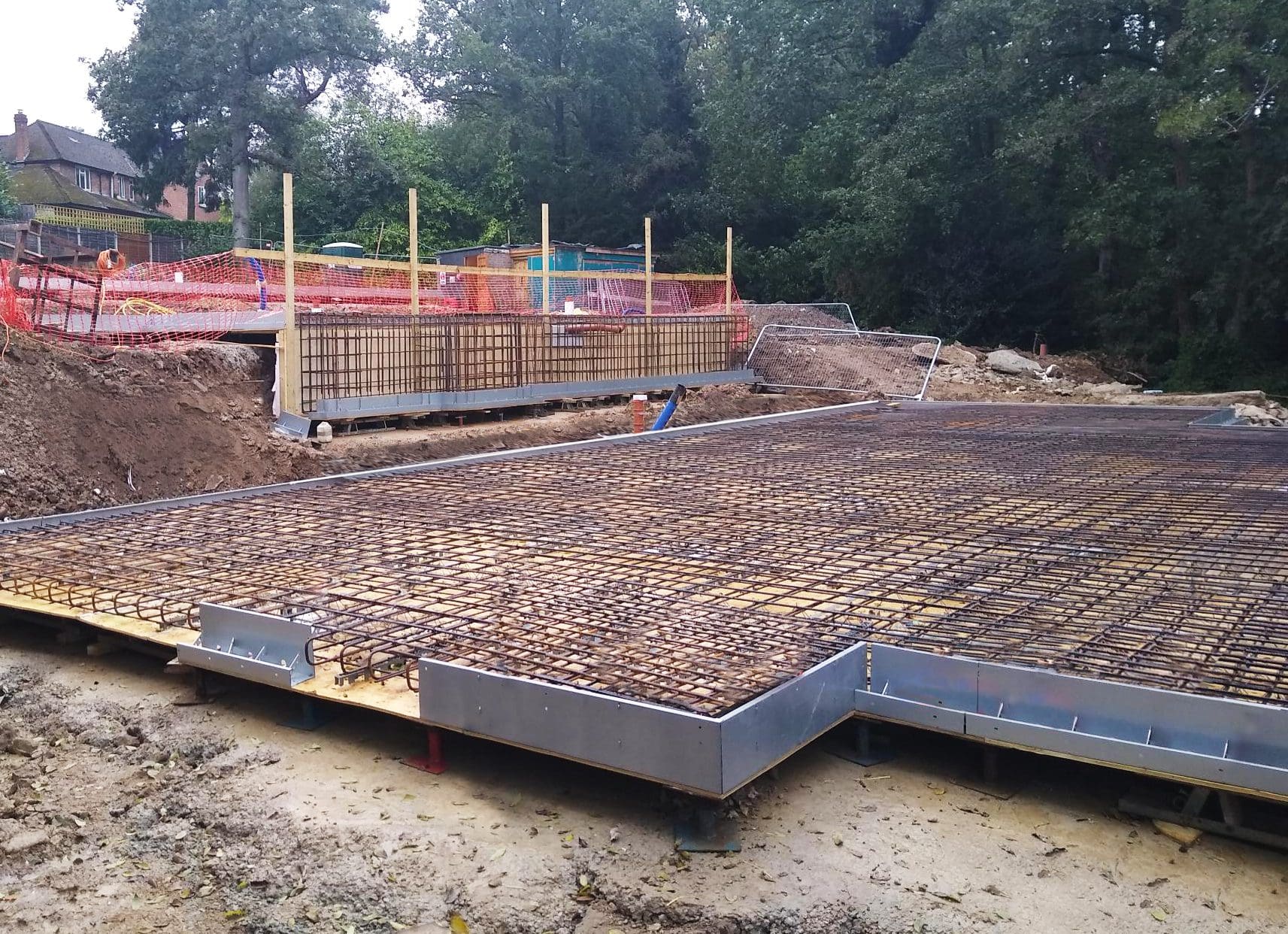 Piled Raft Foundation Solution for new build residential. - Abbey Pynford